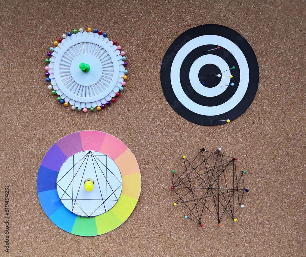 Neural connections in the brain. Study of thinking. Black and white and ...