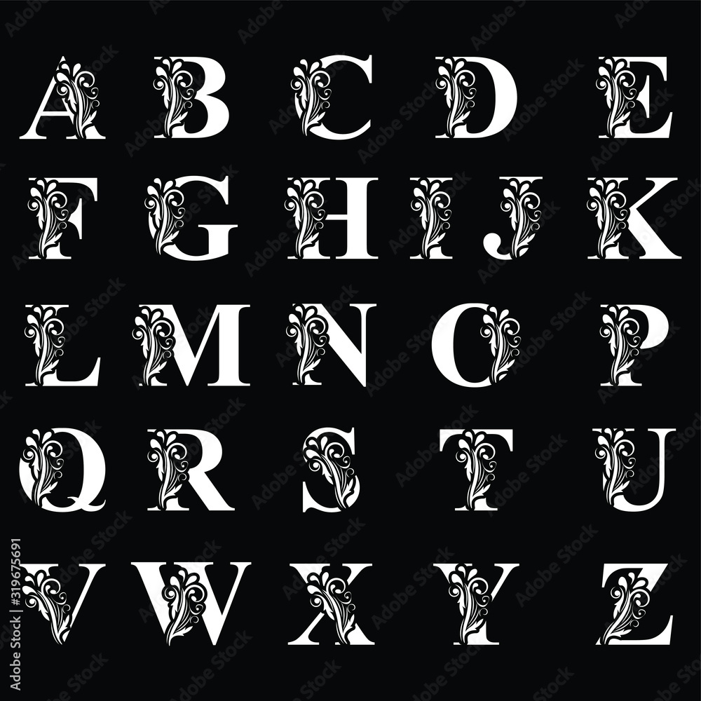 Beautiful Alphabet Letters
