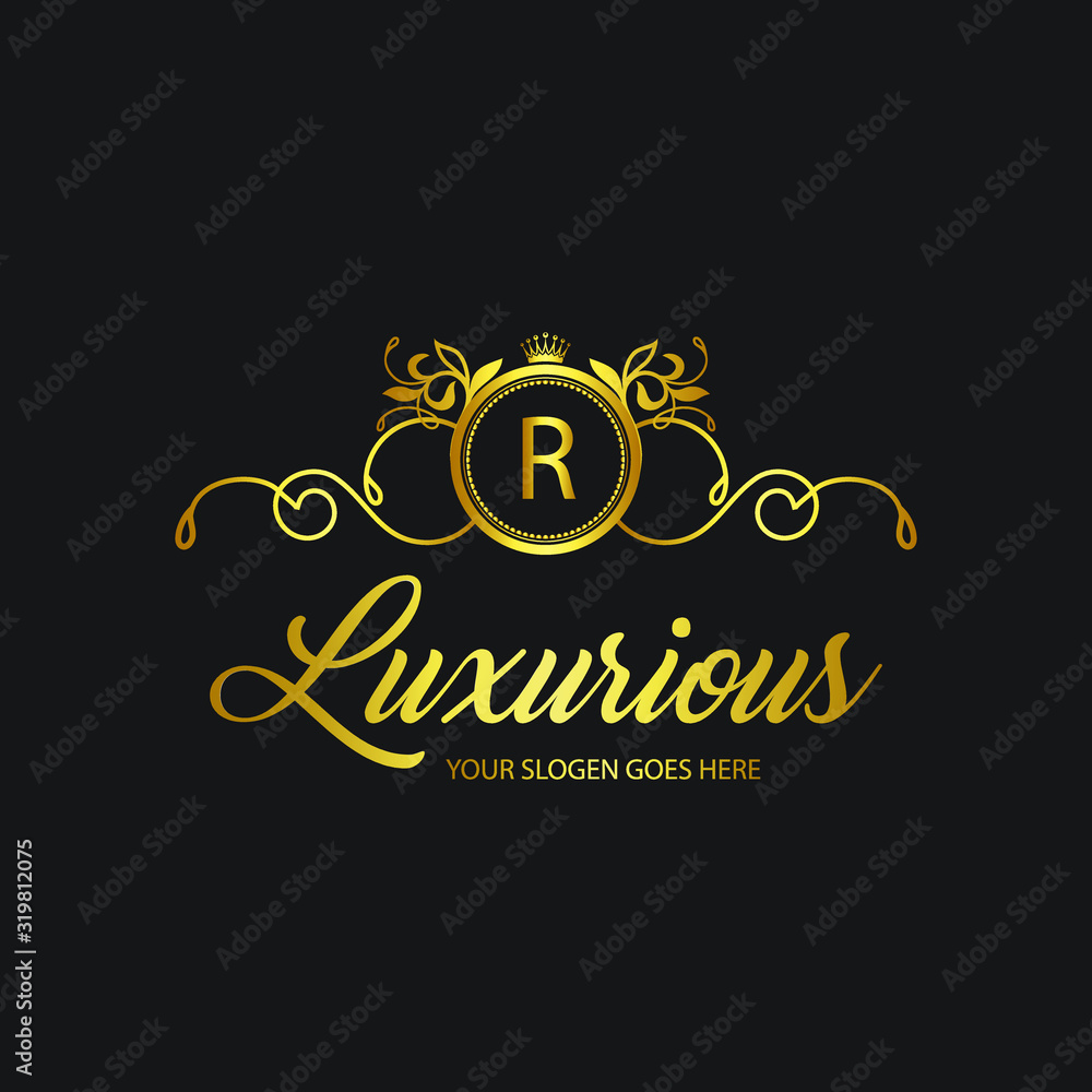 design luxury, royal and classy heraldic logo Stock Vector | Adobe Stock