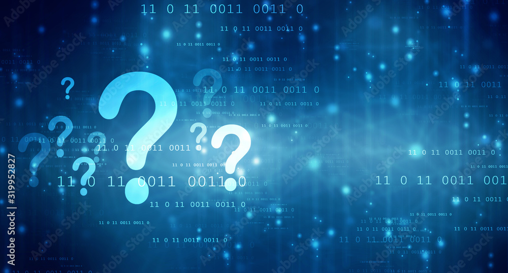2d illustration question mark background Stock Illustration | Adobe Stock