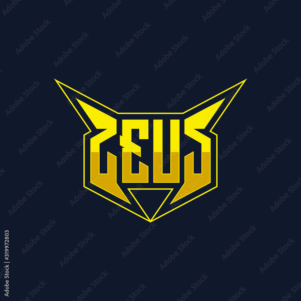 Zeus gaming logo. Thunders gaming logo. thunder, e sport, logo ...