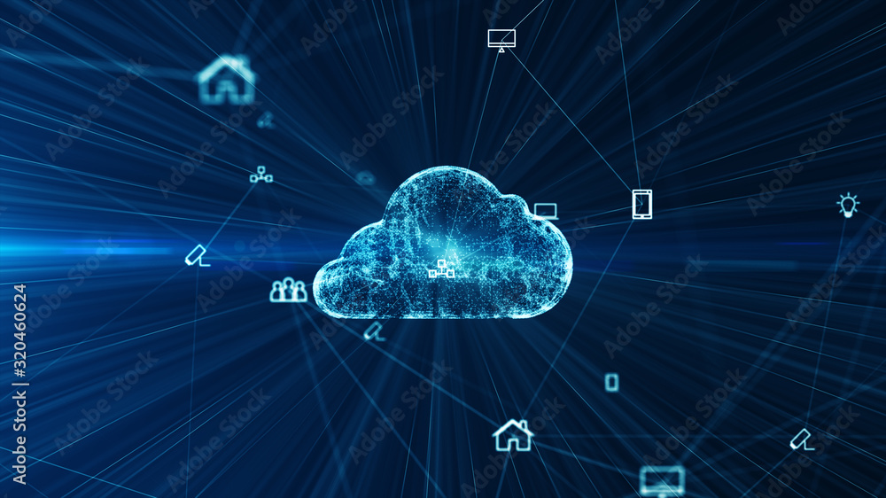 Connecting people on the internet, nodes transforming. Social network ...