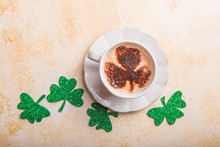 St. Patrick's Day Cup Of Coffee Free Stock Photo - Public Domain Pictures