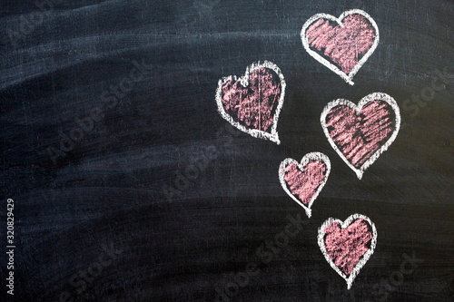 Chalkboard Heart Art