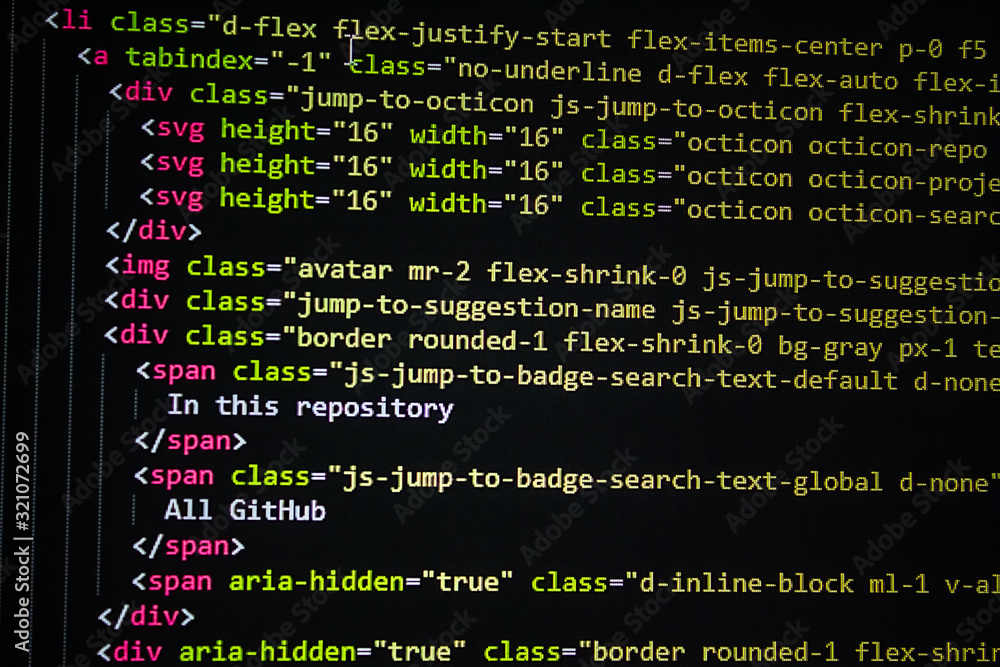 developer software source code screen. programming code. writing script ... developer software source code screen. programming code. writing script ...