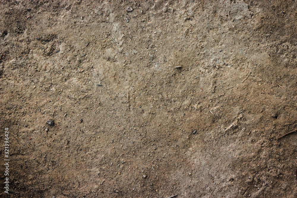 Soil brown ground surface top view texture and background. Stock Photo ...
