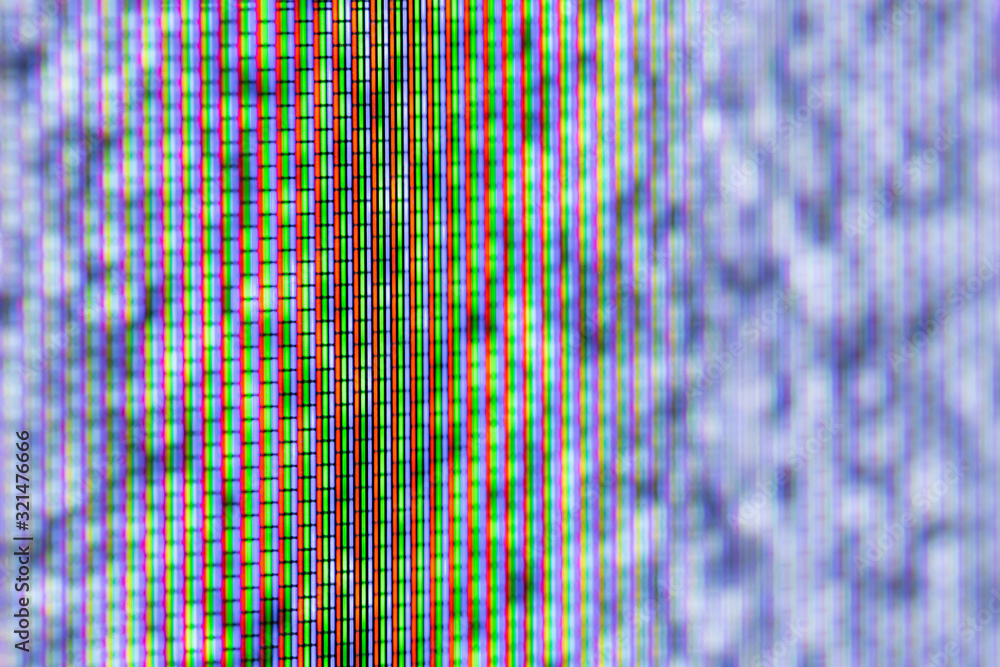 Close up RGB Screen tv pattern. Tube tv, Analog CRT (Cathode Ray Tubes ...