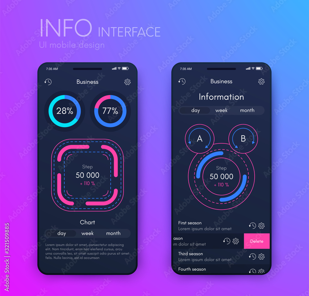 Modern infographic vector elements for business brochures. Use in ...