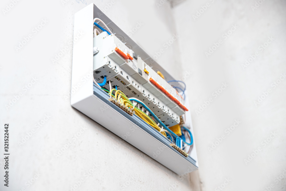 Electric switchboard control panel enclosure for distribution and power ...