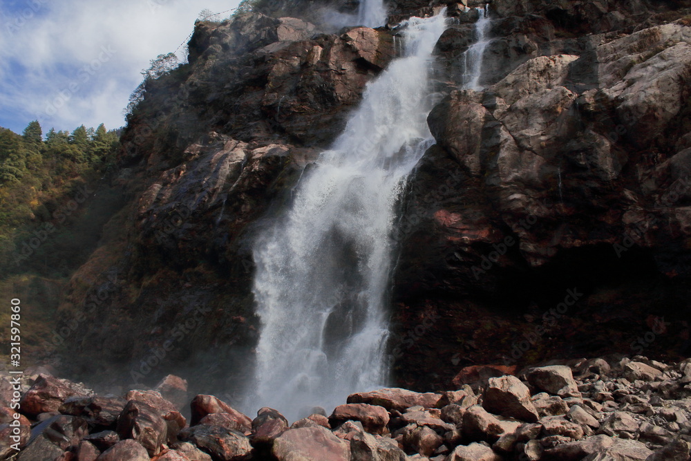 scenic jang waterfalls or jang waterfalls is also known as bong bong ...
