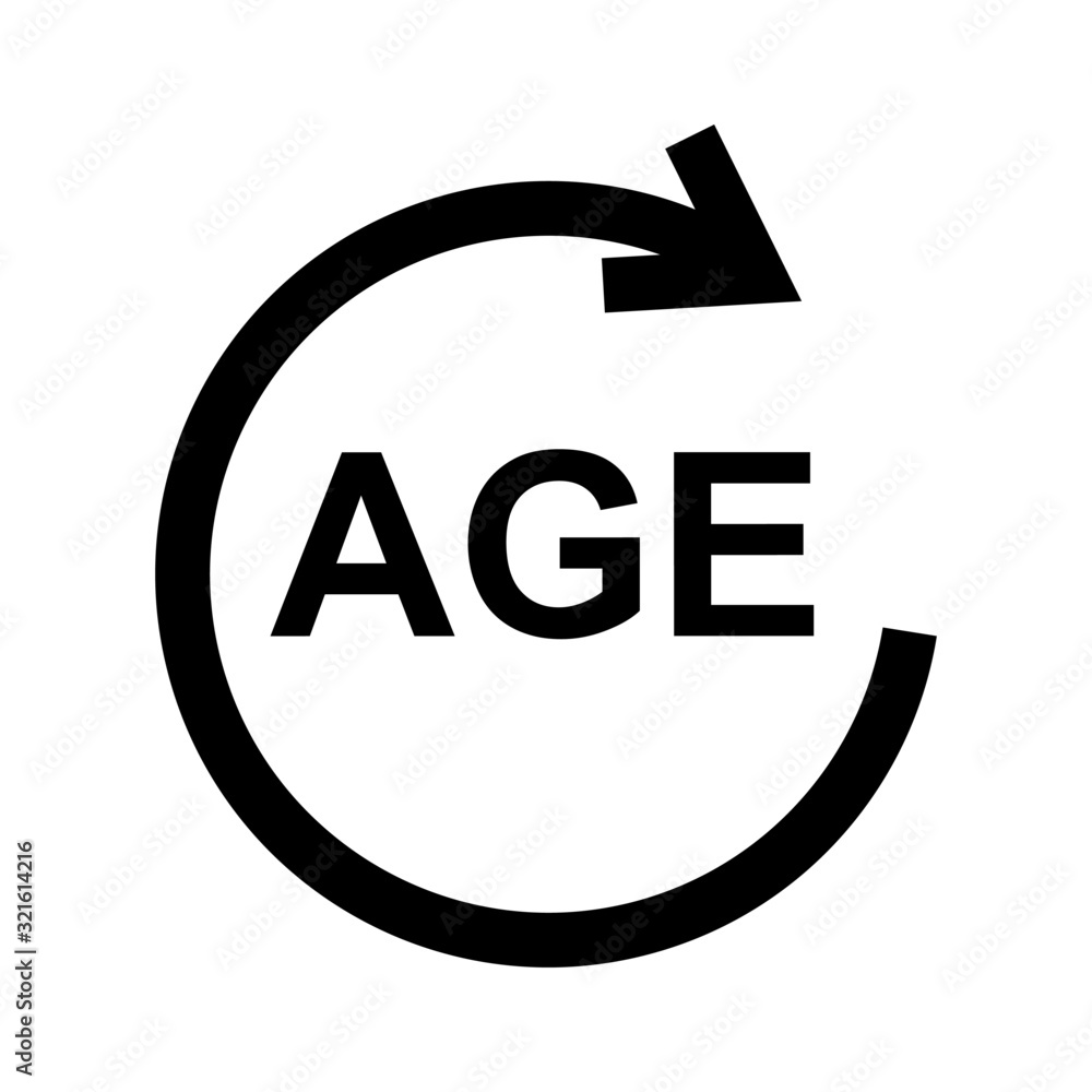 age limit icon design vector logo template EPS 10 Stock Vector | Adobe ...