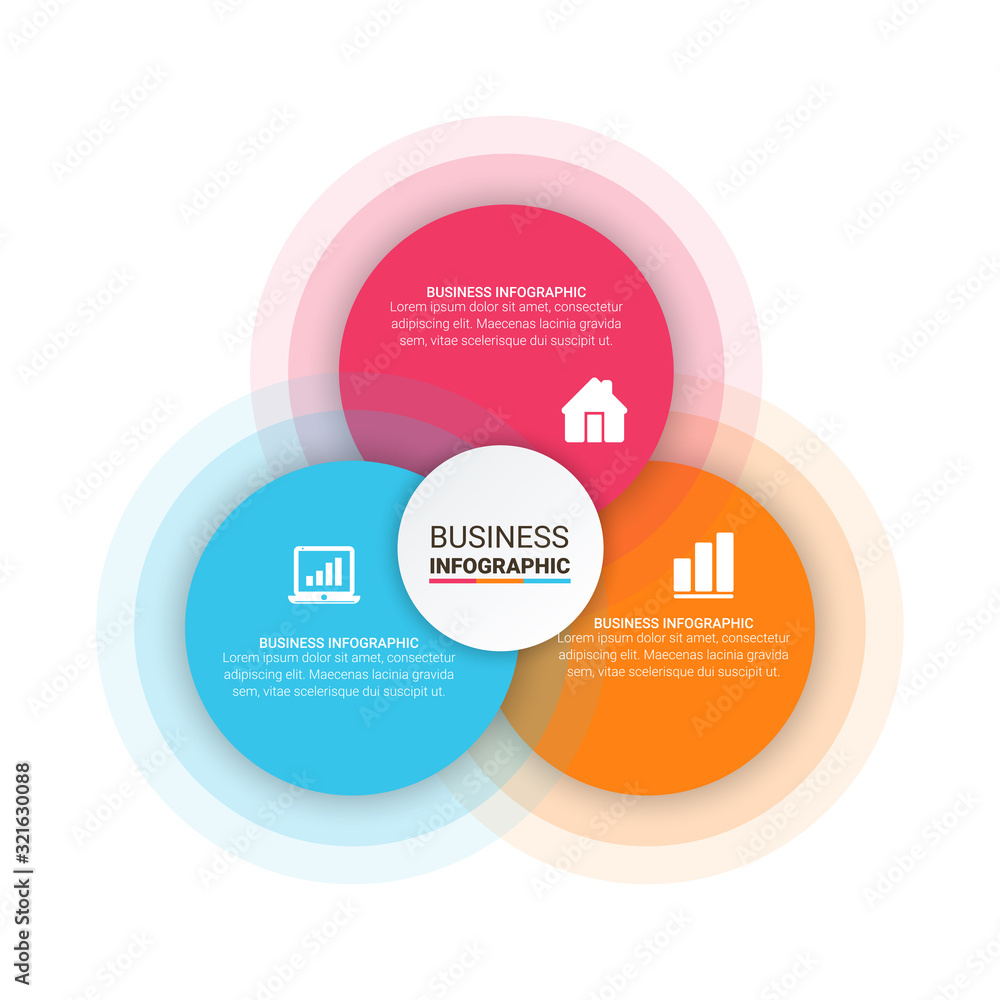 Infographic elements. Modern info chart, marketing chart, and graphs ...