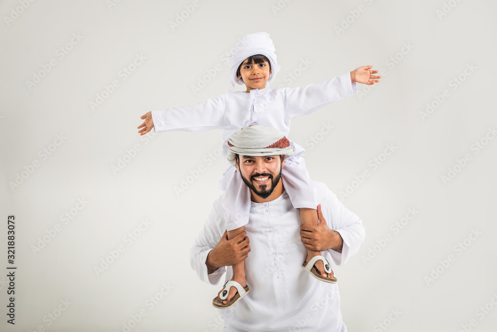 Emirates people in studio Stock Photo | Adobe Stock