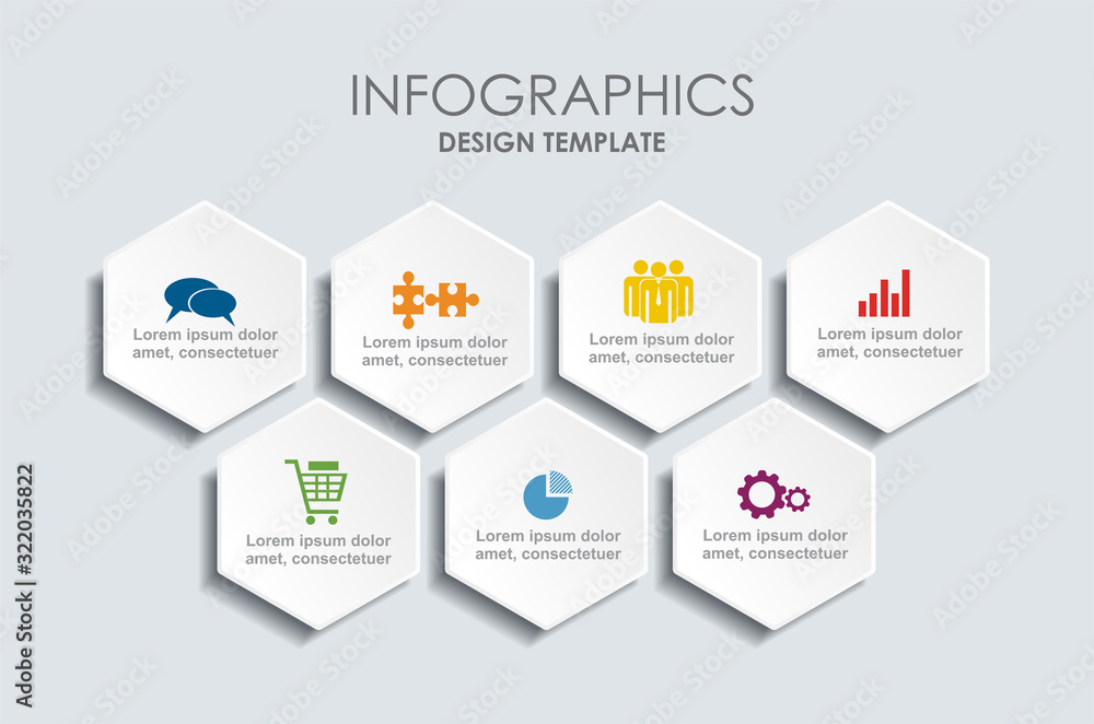 Infographic design template with place for your data. Vector ...