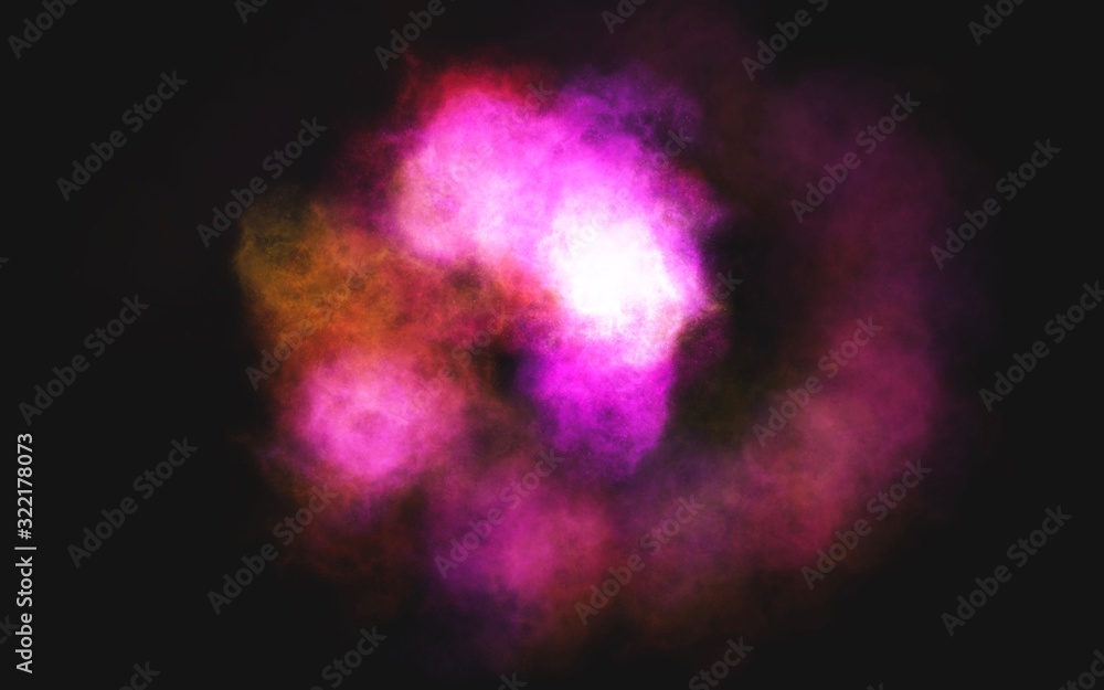 abstract dark neon red pink gold yellow splash, watercolor background ...