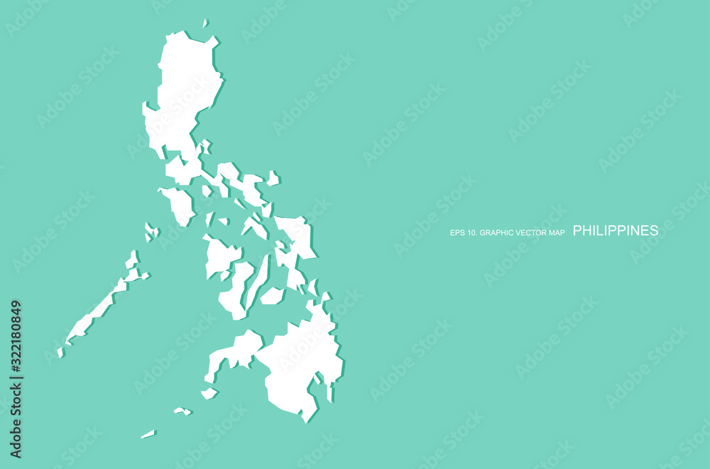 graphic vector map of manila. philippine map. south asia country. Stock ...