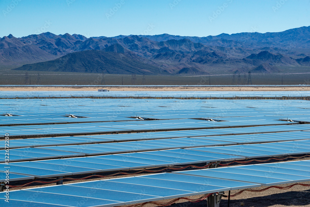 USA, Nevada, Clark County, Eldorado Valley, Boulder City. An industrial ...
