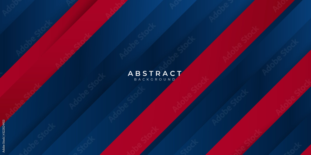 Red gradient blue box rectangle abstract background vector presentation ...