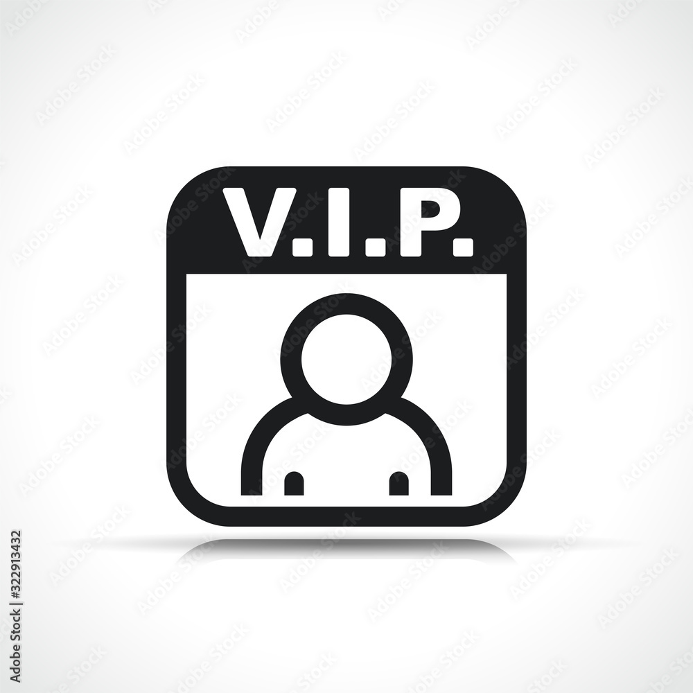 Vector vip user icon symbol Stock Vector | Adobe Stock