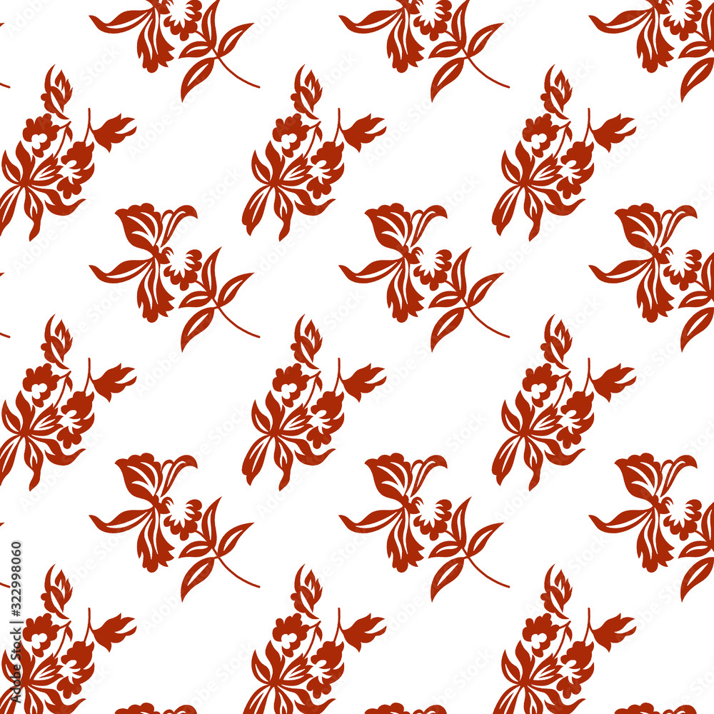 flower pattern in smole size and color full art Stock Illustration ...