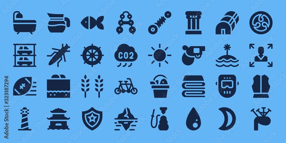 logo icon set Stock Vector | Adobe Stock