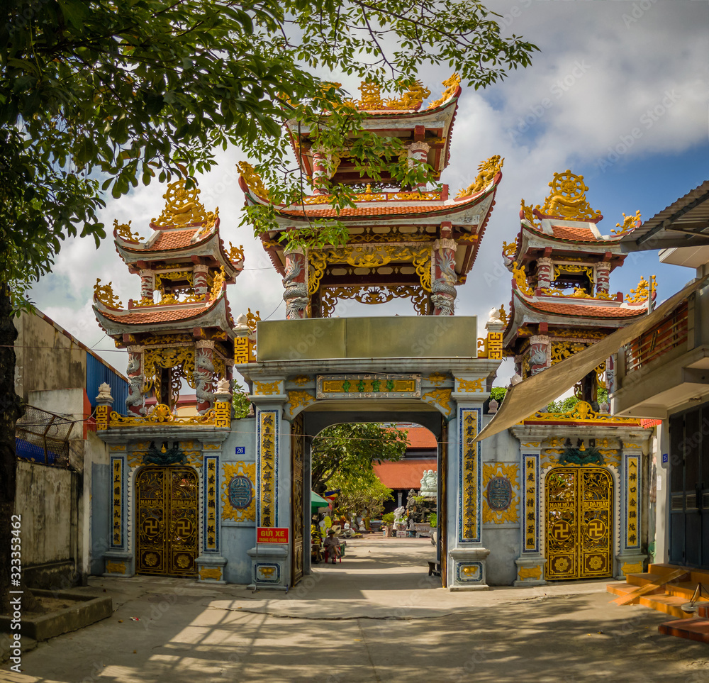 Awakening fast changing city, northern Vietnam, a developing city and ...