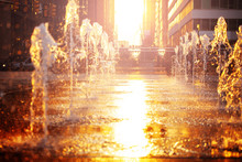 Fountain At Night Free Stock Photo - Public Domain Pictures