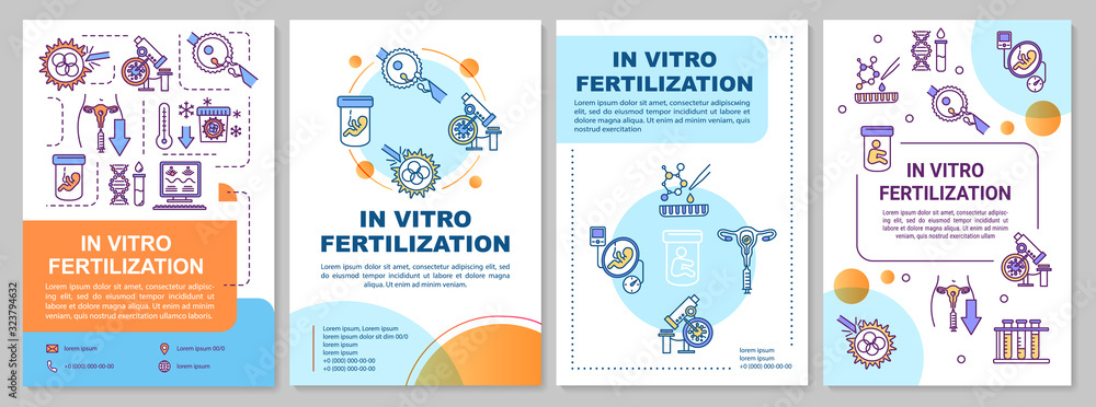 In vitro fertilization brochure template. Reproductive technology ...