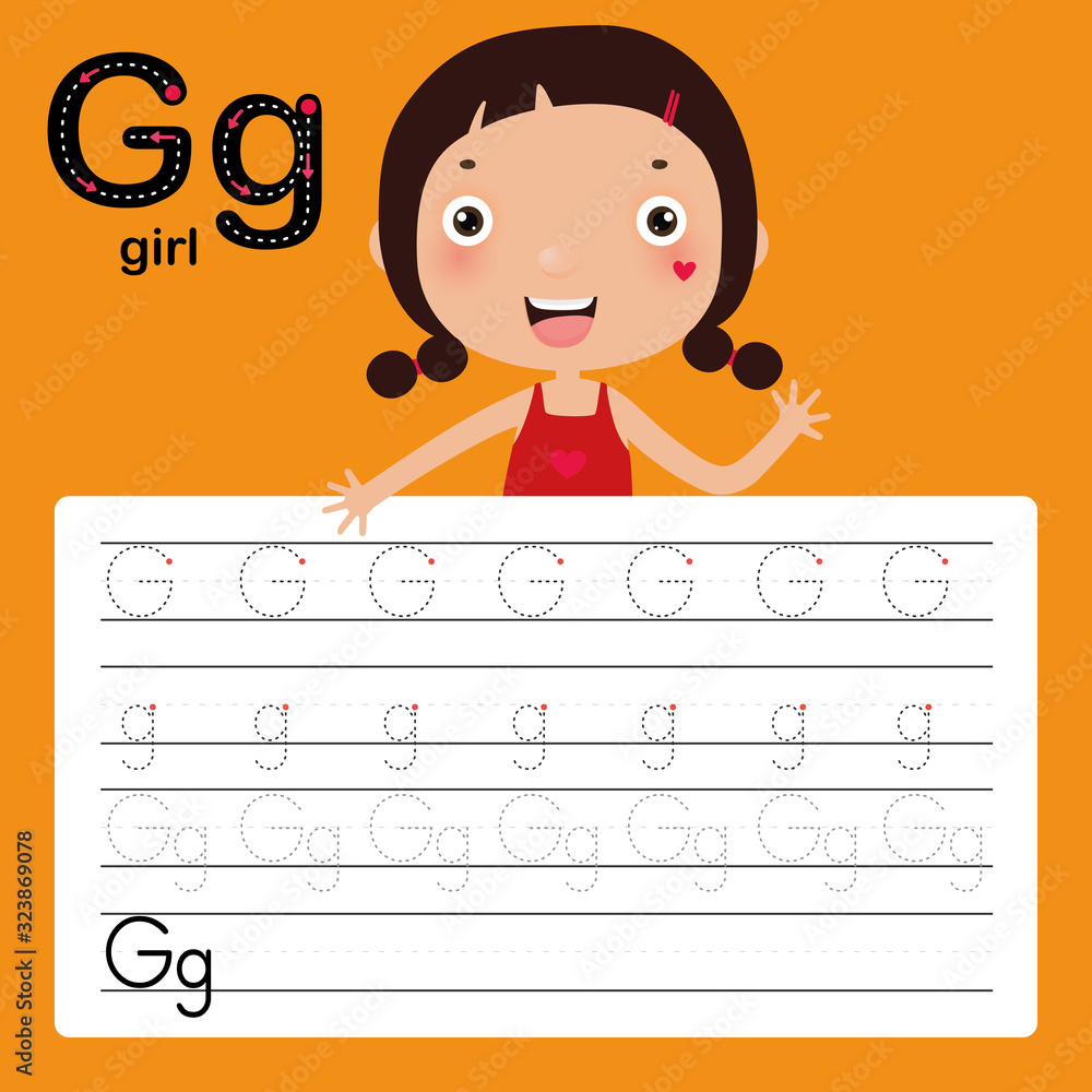 Alphabet tracing worksheet for preschool and kindergarten to improve ...