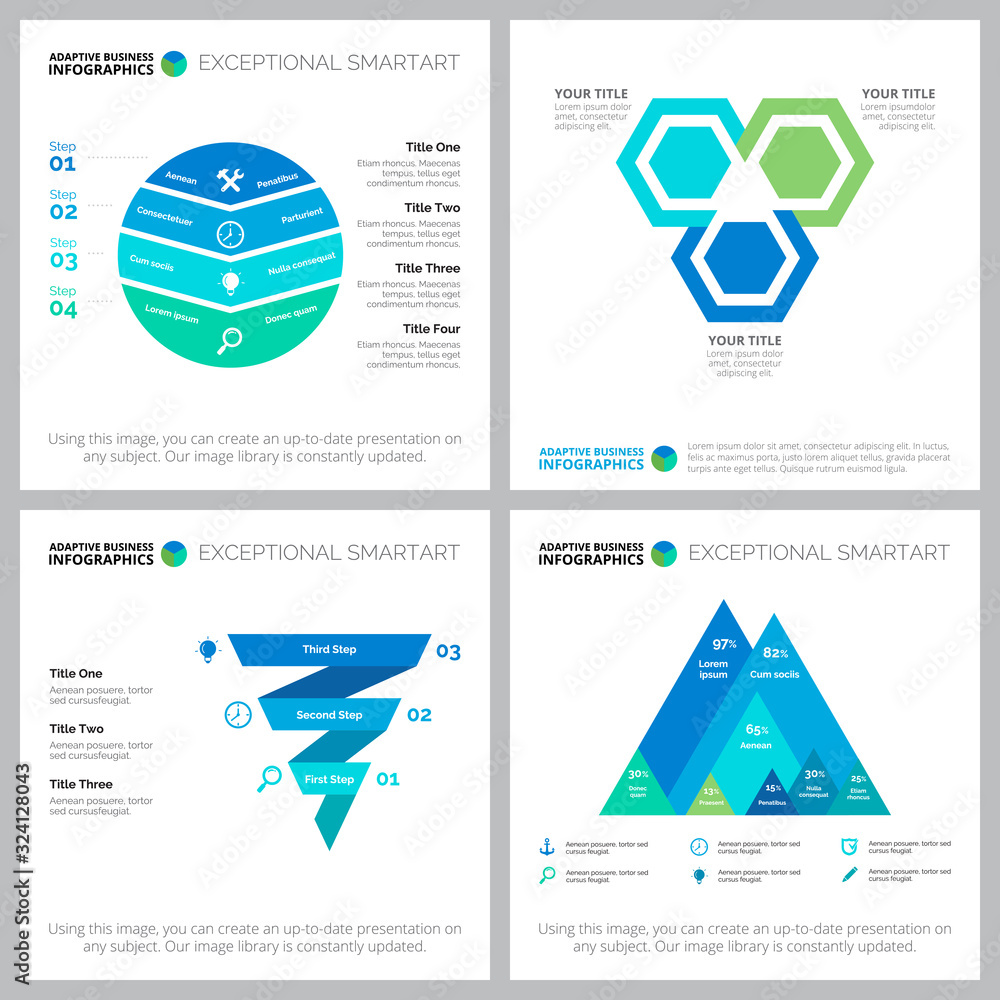 Vector de Stock Business infographic diagram set. Can be used for ... Vector de Stock Business infographic diagram set. Can be used for ...