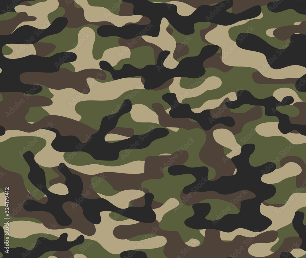 Camouflage pattern forest vector military forest background for ...