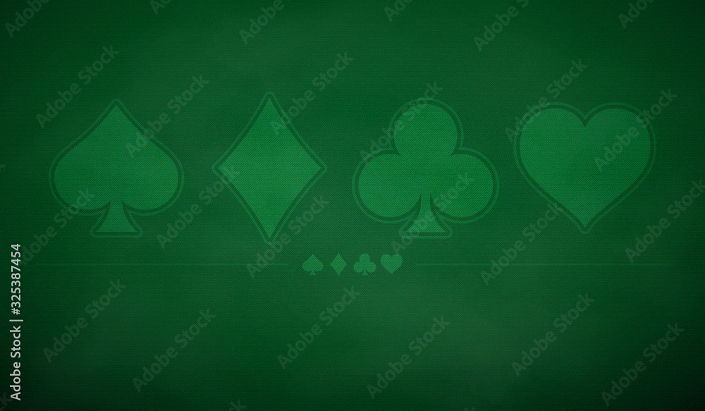 Vector de Stock Poker table background in green color. | Adobe Stock