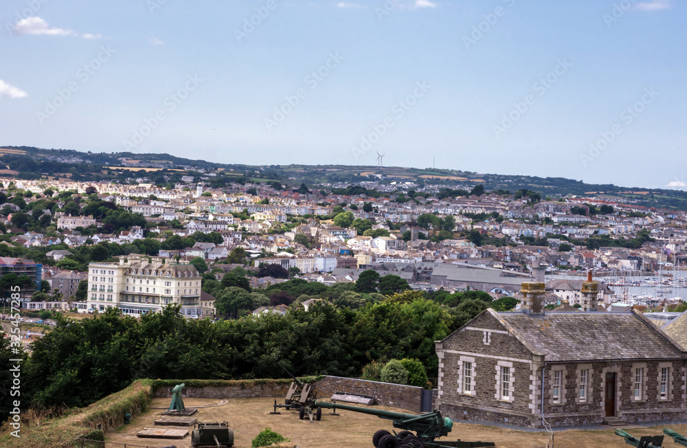 20th century barracks building in the grounds of pendennis castle ...