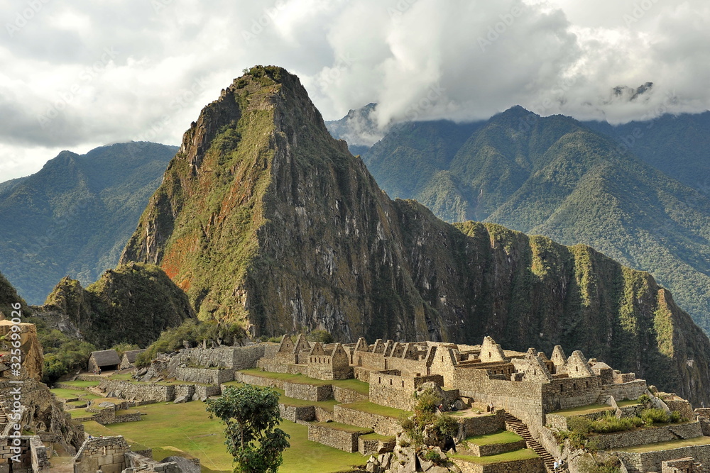 Machu Picchu. One of the most visited tourist destinations in the world ...