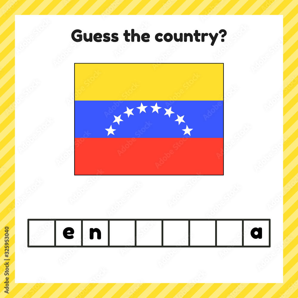 Stock-Vektorgrafik „Worksheet on geography for preschool and school ...