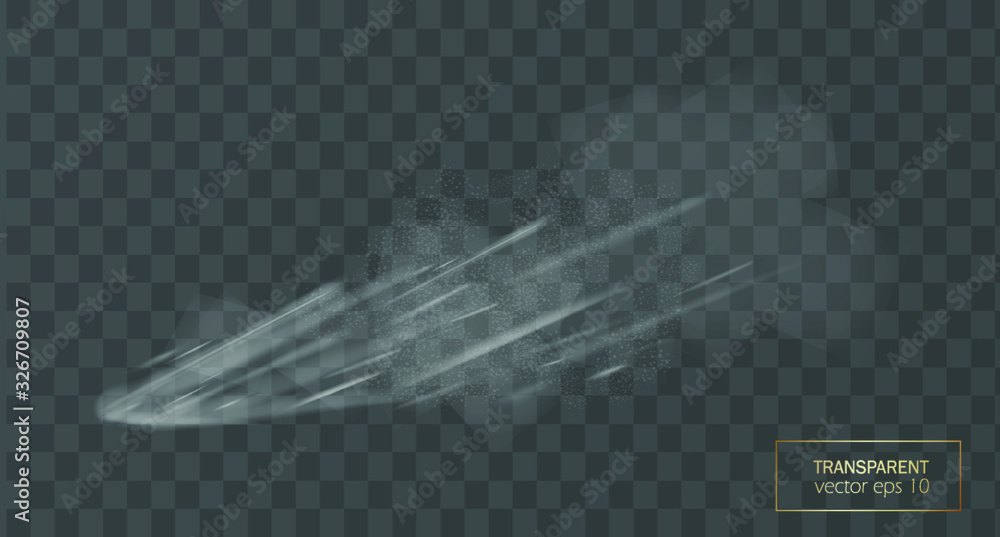 Vector realistic splash of dust powder, sand and smoke under the wheels ...