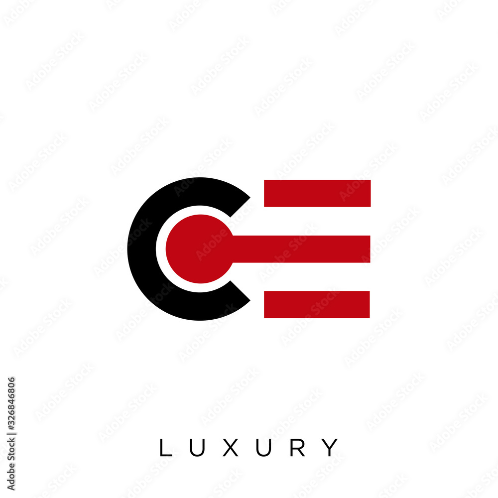 ce logo vector illustration of symbol Stock Vector | Adobe Stock