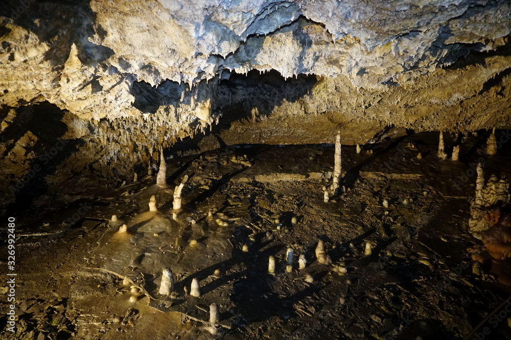 Photo Stock Demanova Cave of Freedom or Demänovská Cave of Liberty ...
