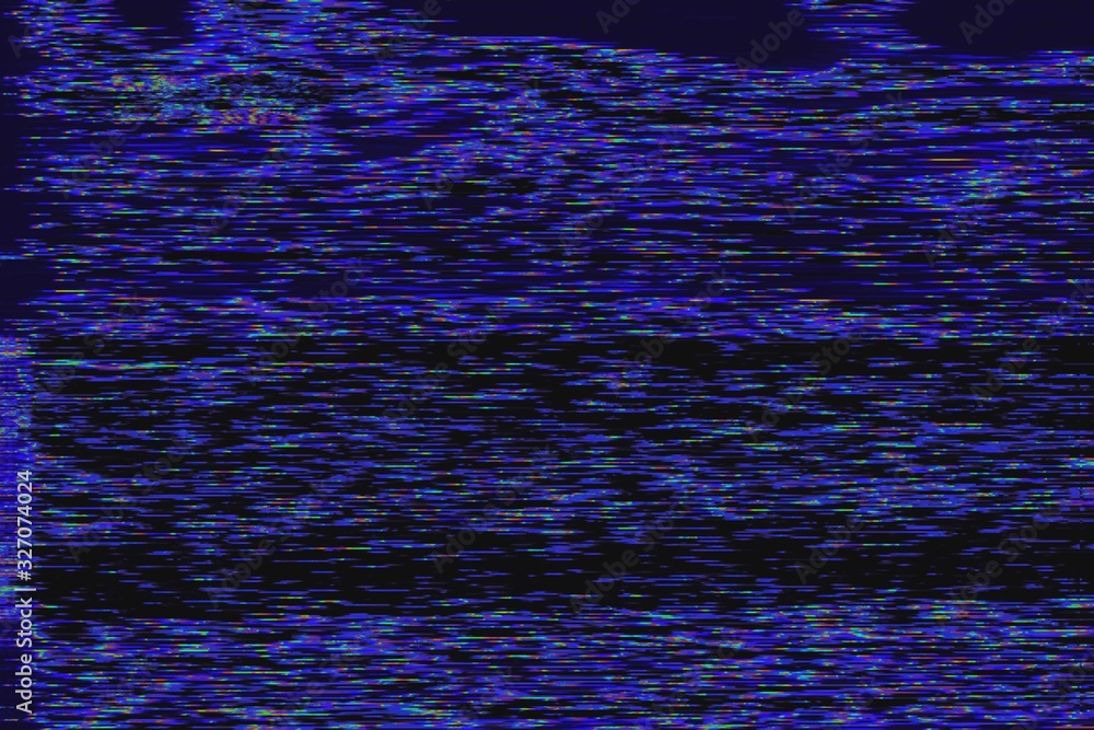 Glitch no signal background pixel noise, vhs distortion. Stock Photo ...