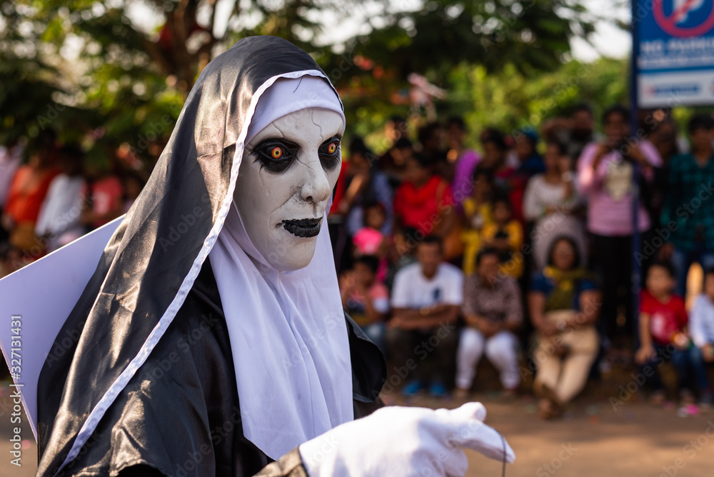 Floats and characters on display during Carnival celebrations in Goa ...