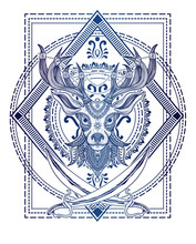 Mandala diseño Stag Stock de Foto gratis - Public Domain Pictures
