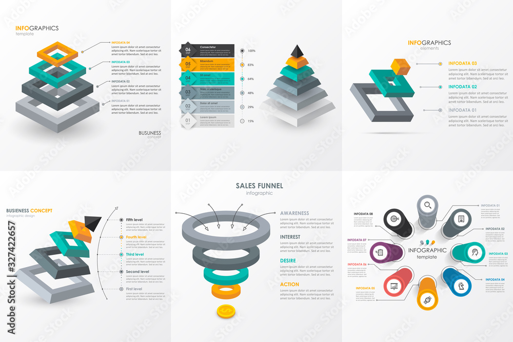 Vector infographic template Stock Vector | Adobe Stock