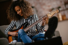 Woman With A Guitar Free Stock Photo - Public Domain Pictures