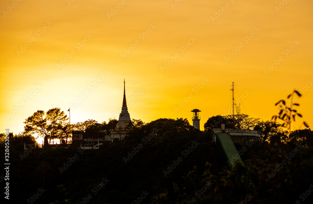 Khao Tang Guan, The top of the hill is a major ancient mountain, with ...