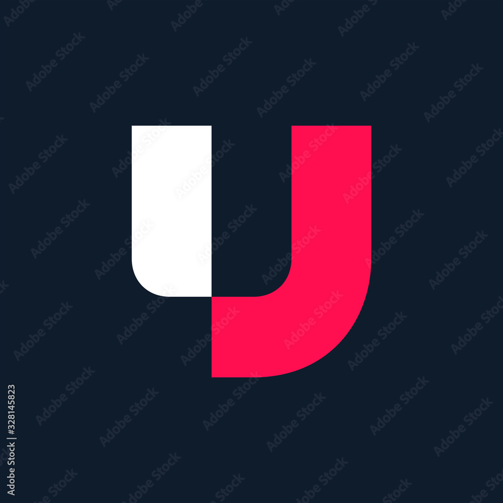 Letter U logo. Icon design. Template elements - vector sign Stock ...