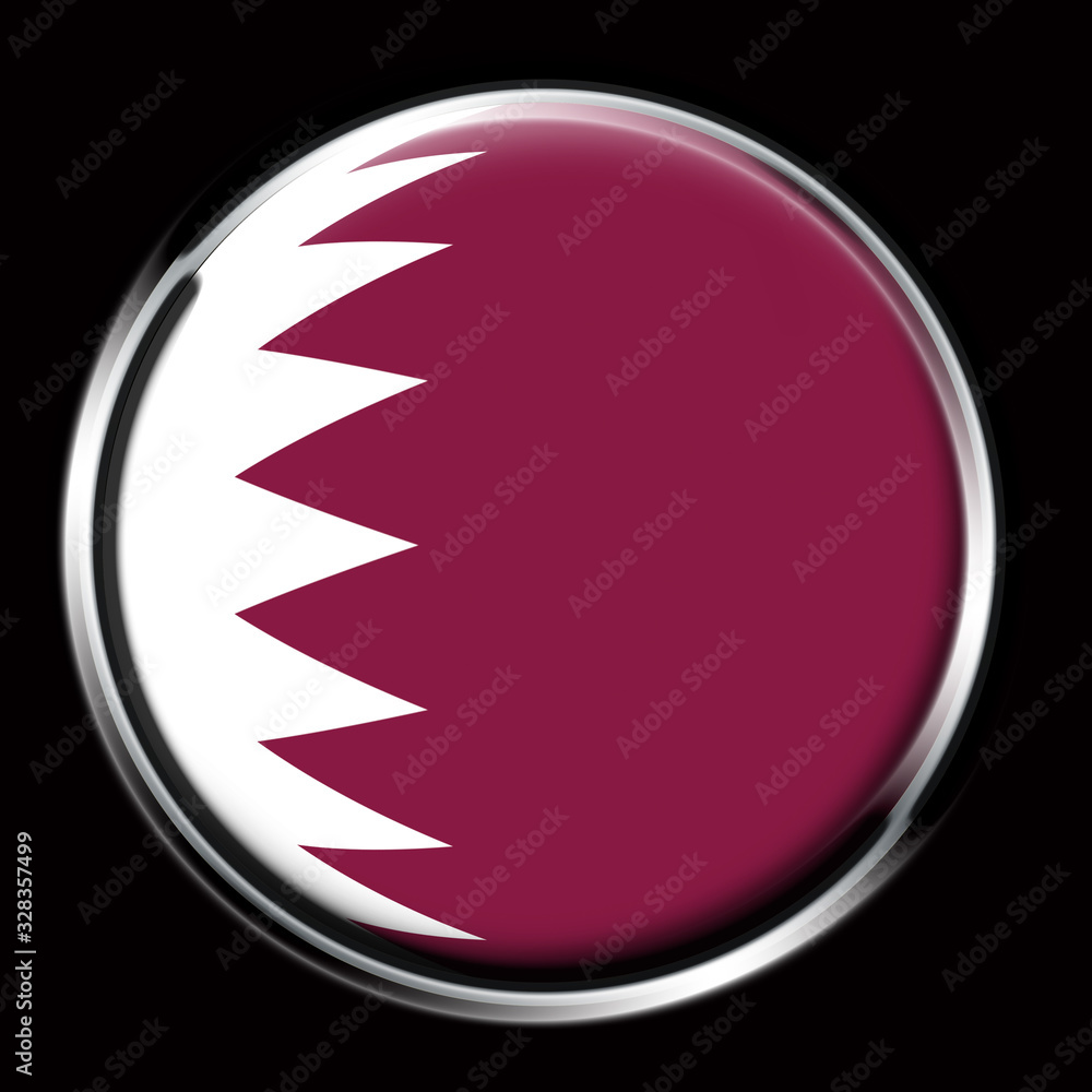 bandiera Qatar Stock Illustration | Adobe Stock