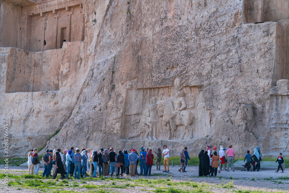 Tomb of Darius the Great, Naqsh-e Rostam Necropolis, Fars Province ...
