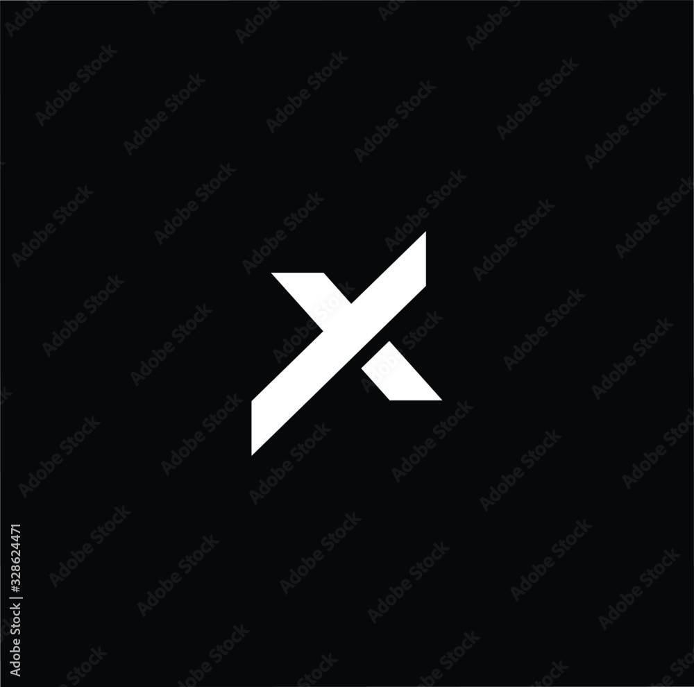 Initial based modern and minimal Logo. X XY YX letter trendy fonts ...