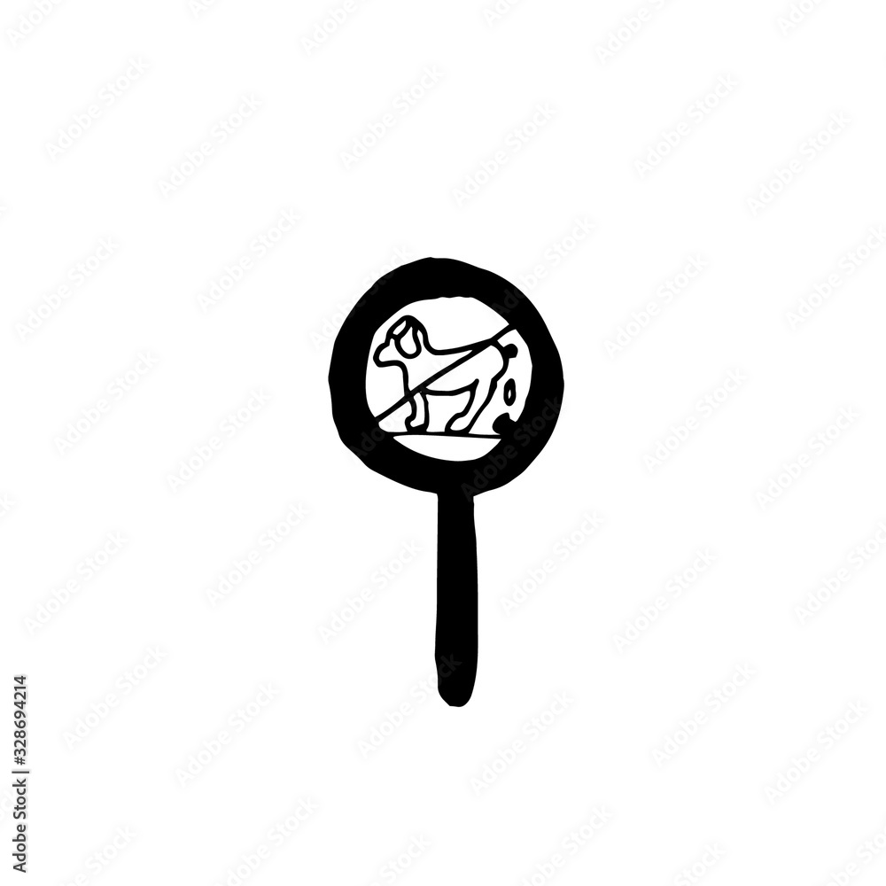 Street sign with prohibition of dog taking a crap. Stop poop. Simpla ...