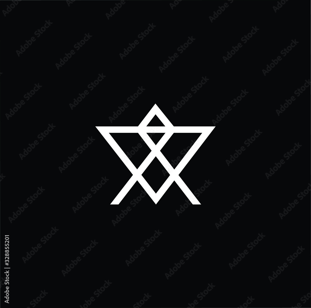 Initial based modern and minimal Logo. VX XV letter trendy fonts ...